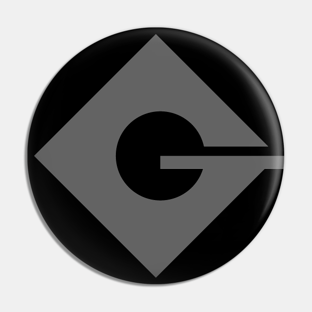 Gru Logo - Gru - Pin | TeePublic