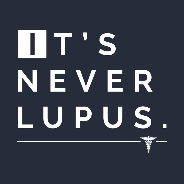 It's Never Lupus (House MD) - House Md - T-Shirt | TeePublic