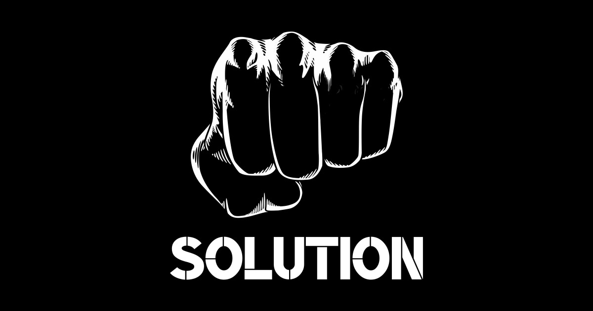 Solution - Solution - Sticker | TeePublic