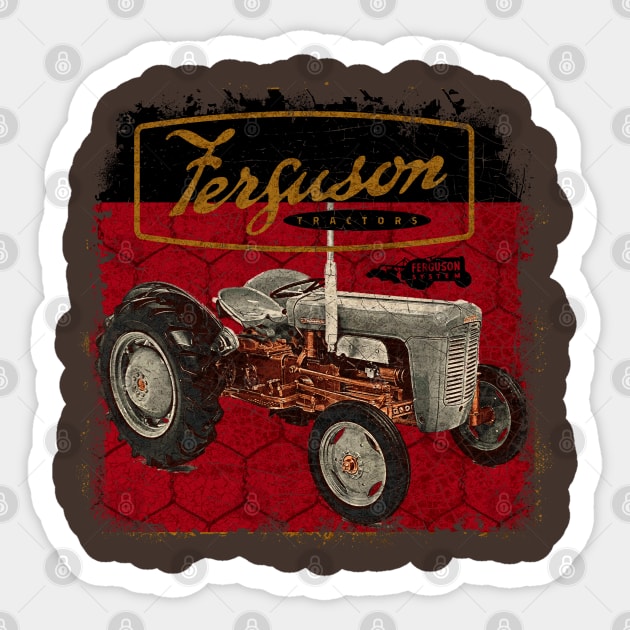 Ferguson Vintage Tractors - Ferguson Vintage Tractors - Sticker | TeePublic