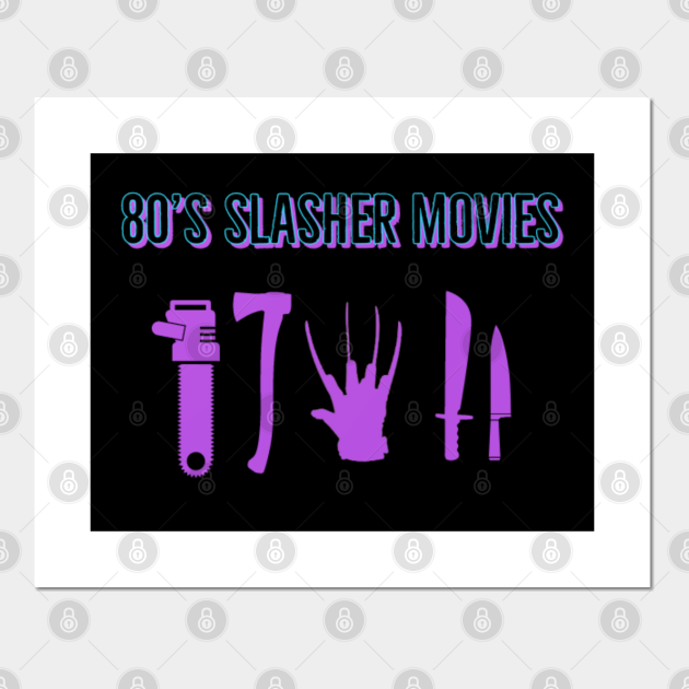 80s Slashers - Slasher - Posters and Art Prints | TeePublic