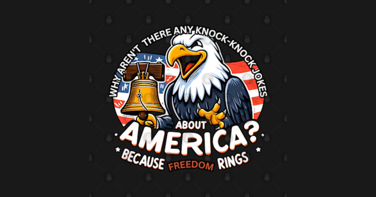 Why aren't there are any knock-knock jokes about america ? Because ...