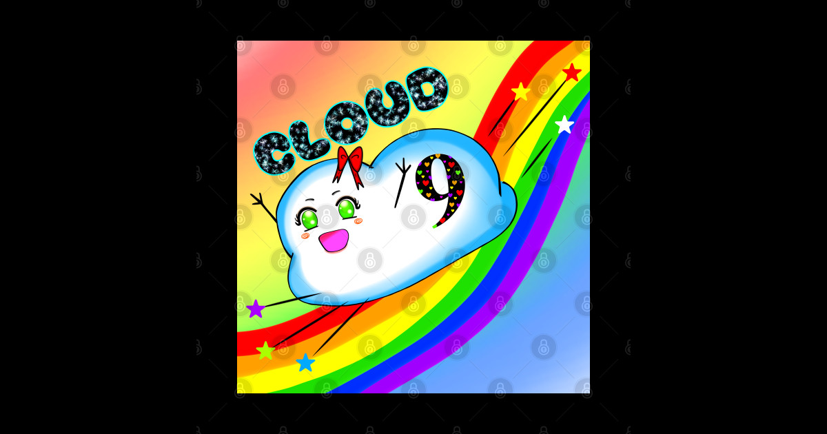 Cloud 9 - Clouds - Sticker | TeePublic