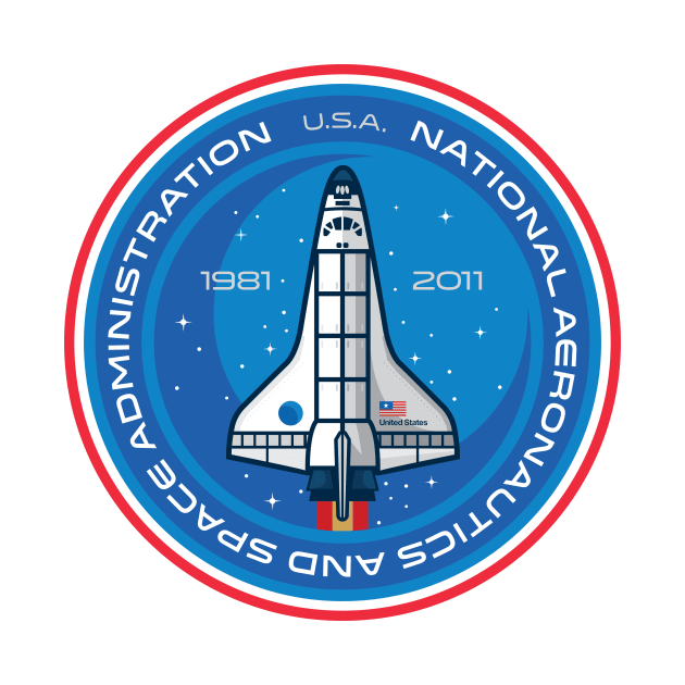 NASA Space Shuttle Clock - Nasa - T-Shirt | TeePublic