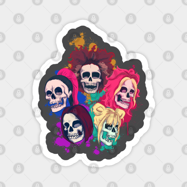 Spice Skulls - Skull - Magnet | TeePublic