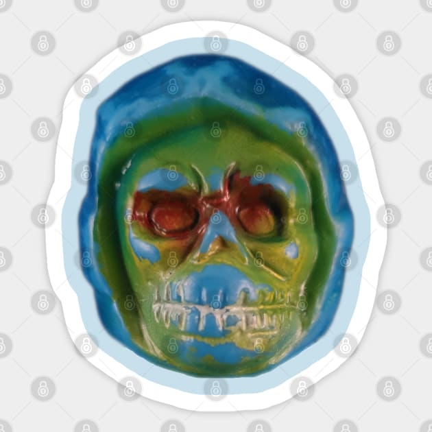 Skeletor Head Blow Mold - Skeletor - Sticker | TeePublic
