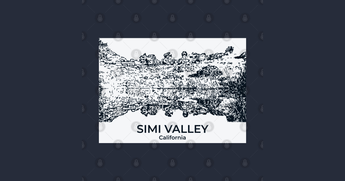Simi Valley – California - Simi Valley - T-Shirt | TeePublic