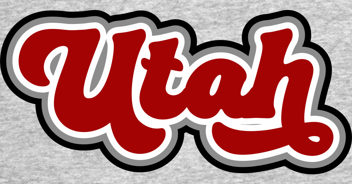 Retro Utah Script - Vintage Utah - T-Shirt | TeePublic