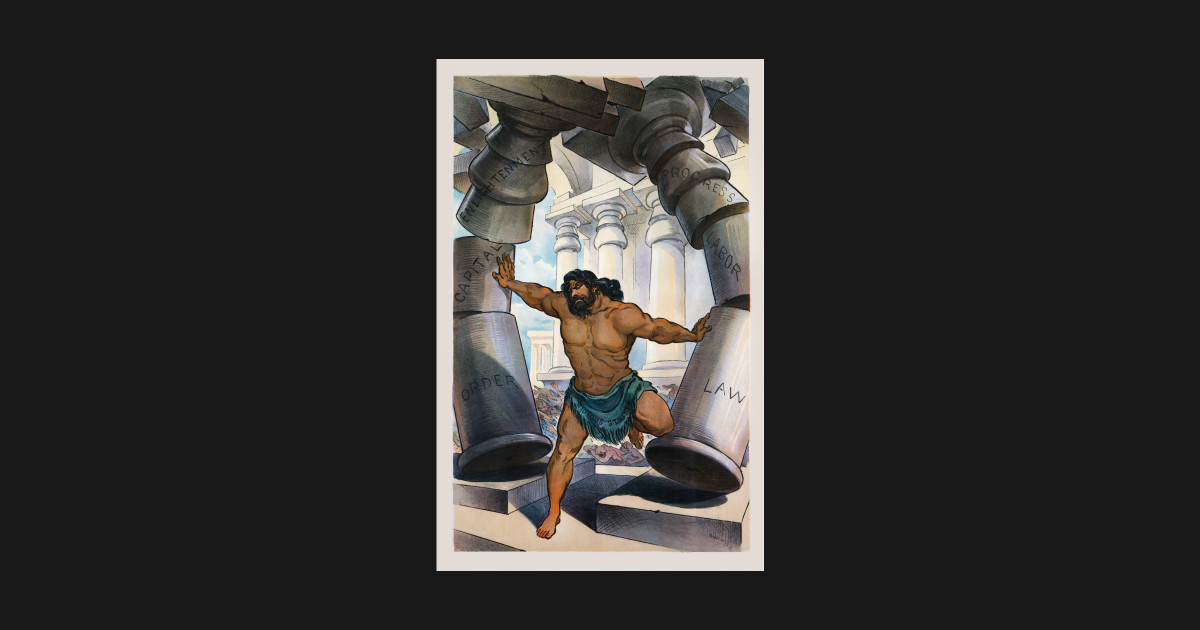 The modern Samson - 1900 - T-Shirt | TeePublic