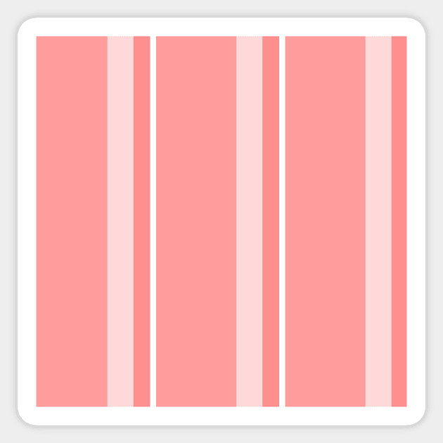 Strips - pink. - Strips - Sticker | TeePublic