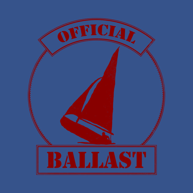 Official Ballast (Red) - Sailing - T-Shirt Designed & Sold By BlakJones