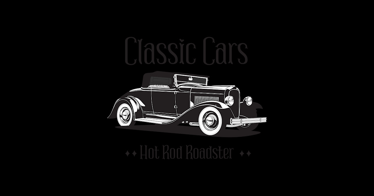 Hot Rod Roadster - Hot Rod - Sticker | TeePublic