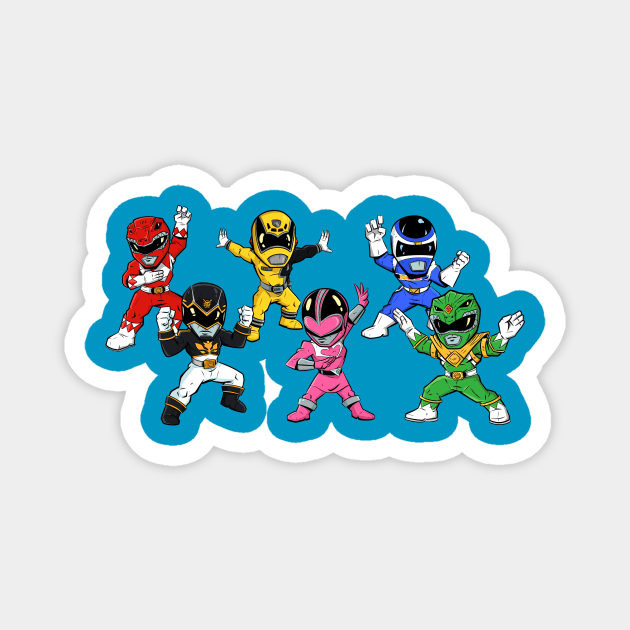 Power Rangers - Power Rangers - Magnet | TeePublic