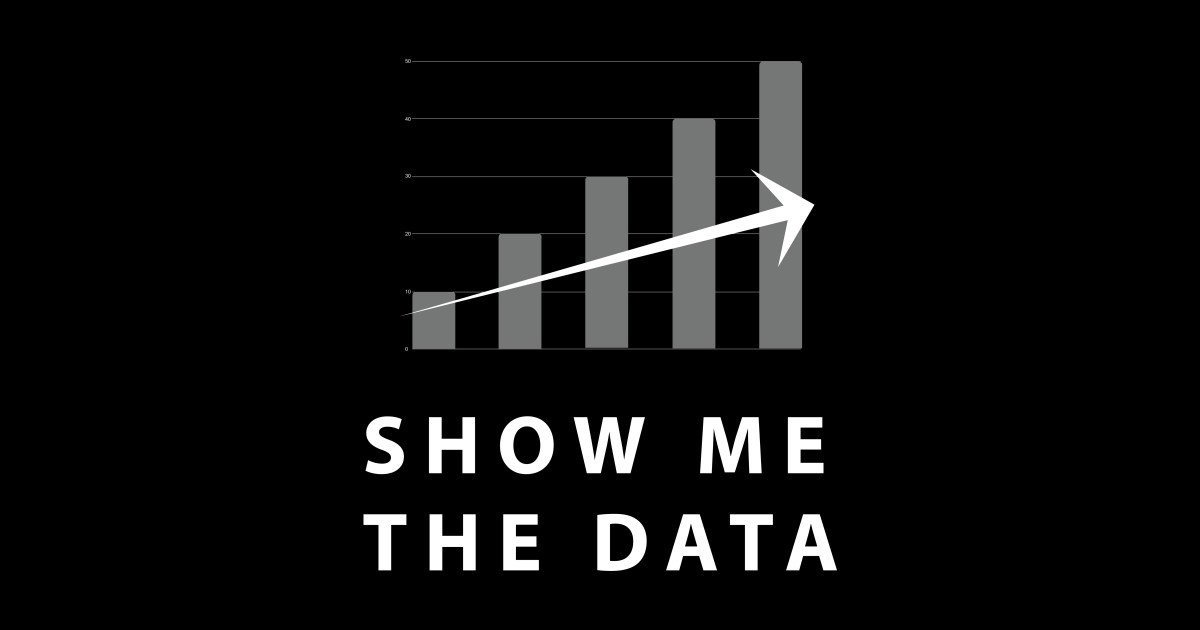 Show Me The Data - Data - Sticker | TeePublic
