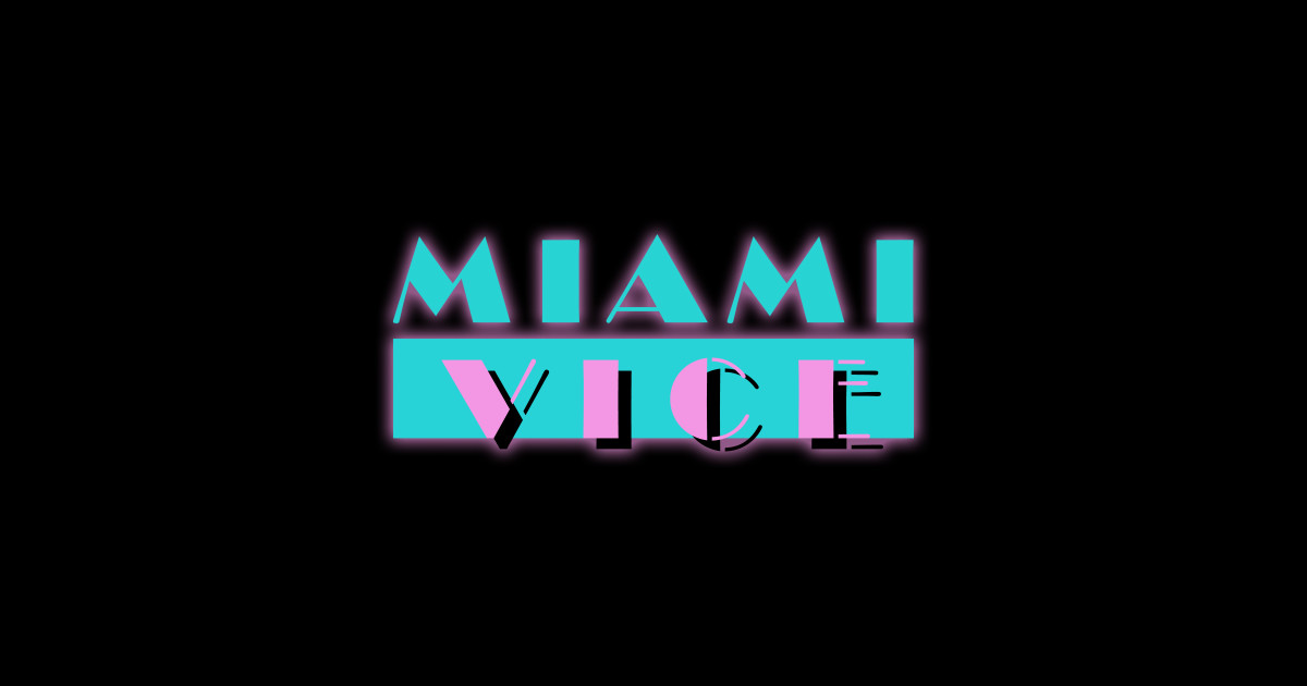 Miami Vice I - Miami Vice - Sticker | TeePublic