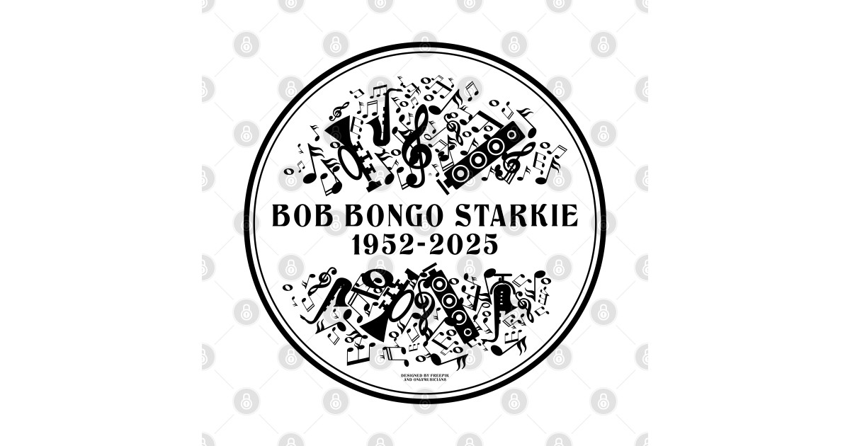 Bob Bongo Starkie DEC26 Australia 1952 2025 Music D5056 - Bob Bongo ...