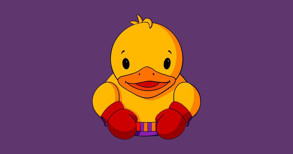 Boxing Rubber Duck - Rubber Duck - T-Shirt | TeePublic