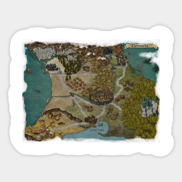 The Kingdom - Dungeons And Dragons - Sticker | TeePublic