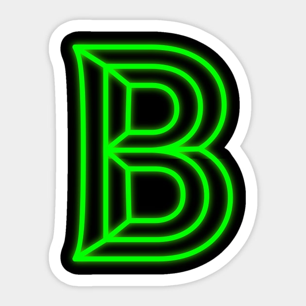 Letter B Beautiful Letters - Letter B - Sticker | TeePublic