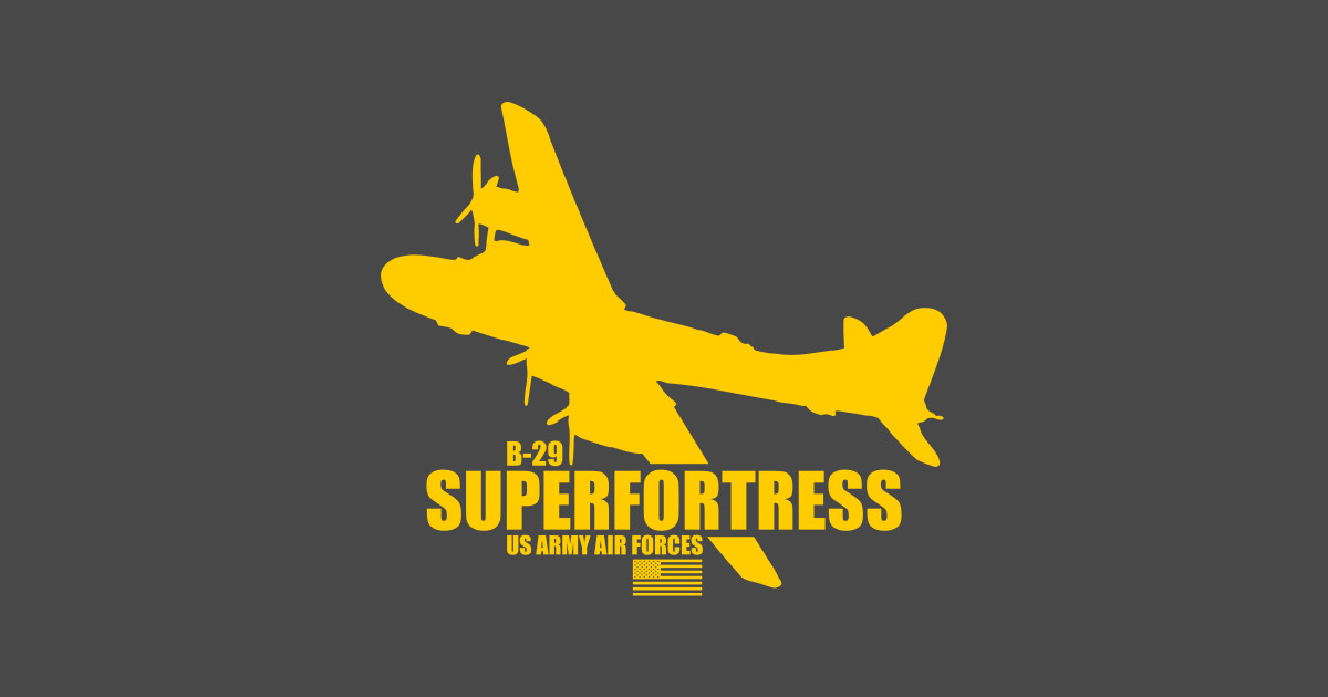 B-29 Superfortress (small logo) - B29 Superfortress - T-Shirt | TeePublic