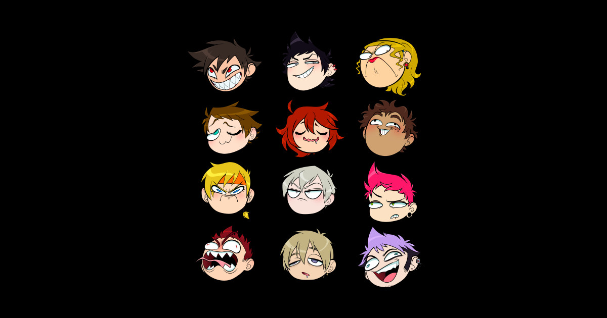 T8: 12 characters - The Eighth - Sticker | TeePublic