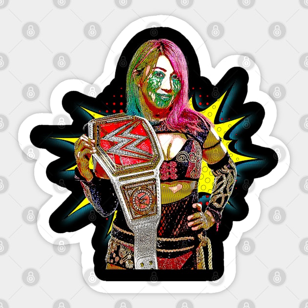 Asuka // Retro Comics Style - Asuka - Sticker | TeePublic