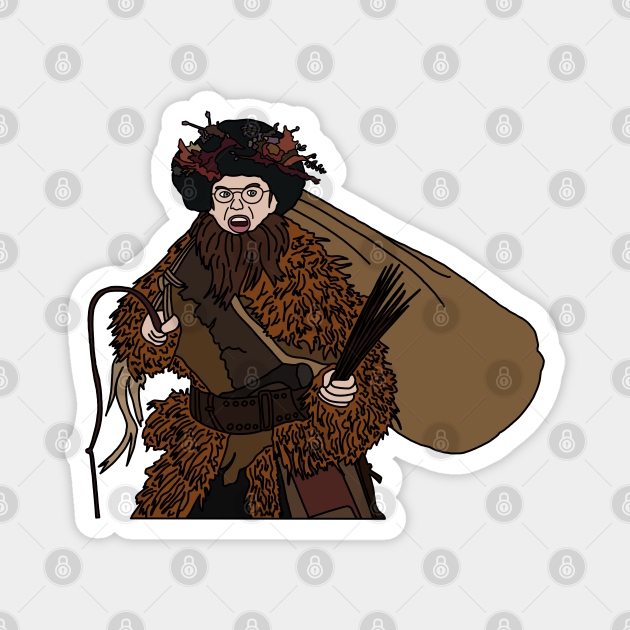 Belsnickel Dwight The Office Christmas - The Office - Magnet | TeePublic
