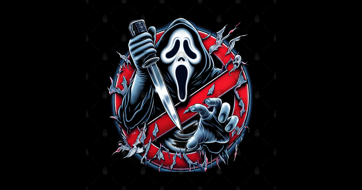 Ghostface Ghostbusters Mashup T-Shirt - Scream - Posters and Art Prints ...