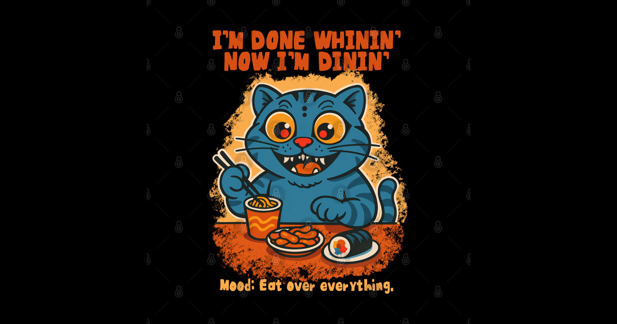 Eat Over Everything – Korean Blue Tiger Mukbang - Mukbang - Sticker ...