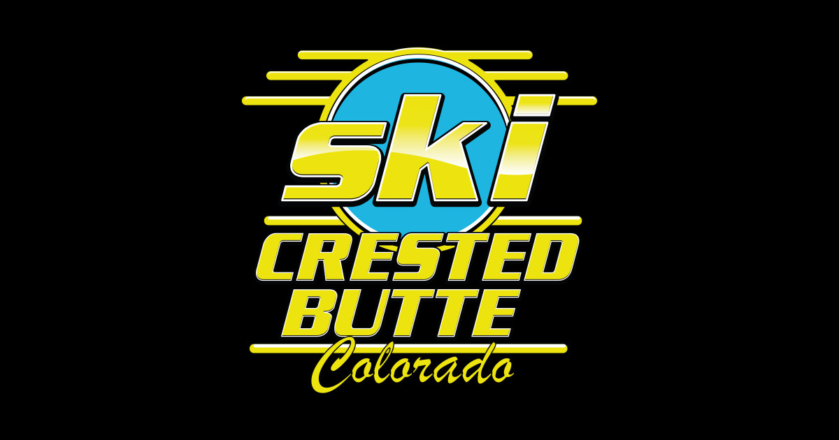 Crested Butte Colorado 80s ski logo - Crested Butte Colorado 80s Ski ...