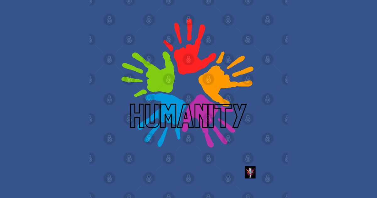 Humanity First Hands Rainbow Design - Humanity First - T-Shirt | TeePublic