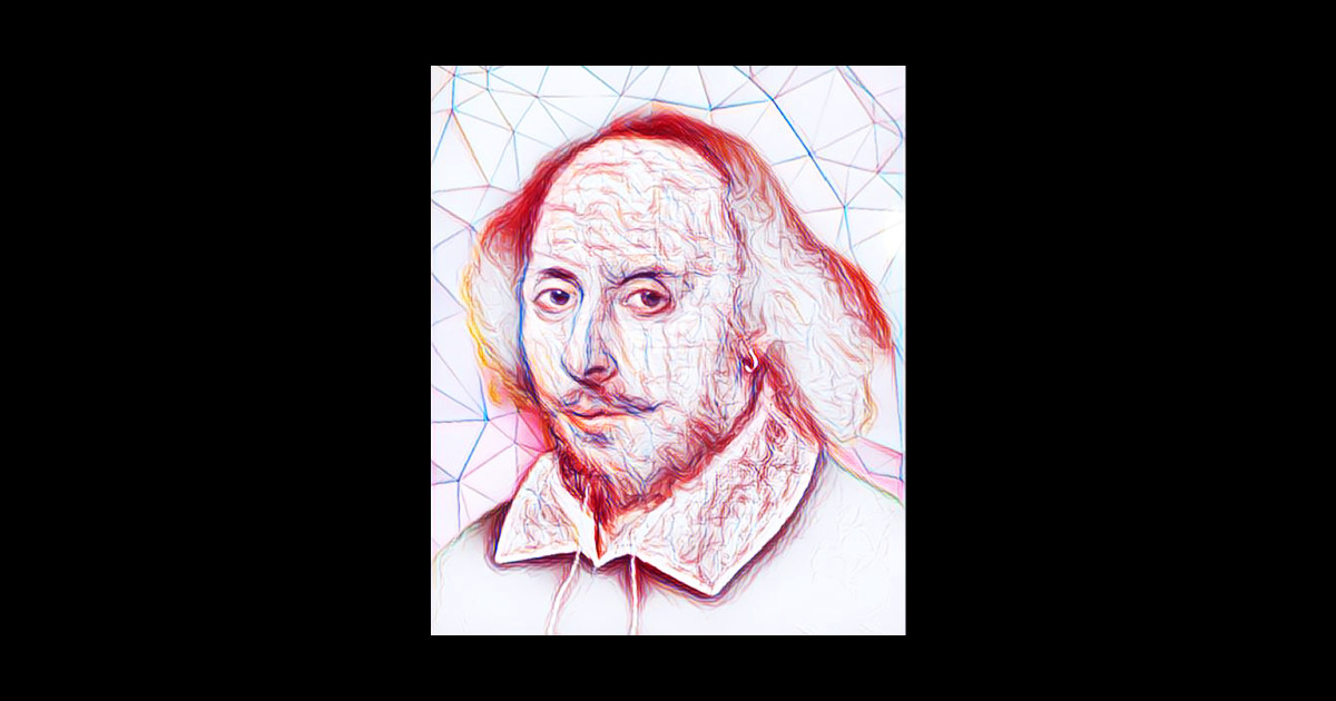 William Shakespeare Portrait | William Shakespeare Artwork | Line Art ...