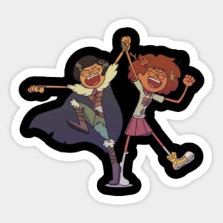 Anne And Marcy Amphibias Cartoon Stickers for Sale | TeePublic