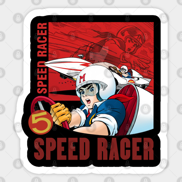 Racer 5 Speed Retro - Speed Racer - Sticker | TeePublic