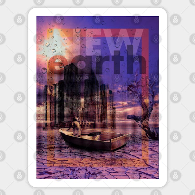 New earth - New Esrth - Sticker | TeePublic