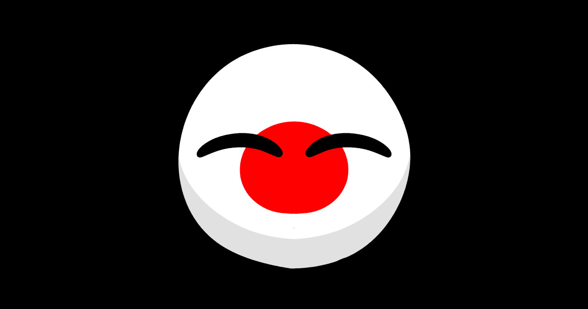 Japan Happy Countryball Meme - History Meme - Sticker | TeePublic