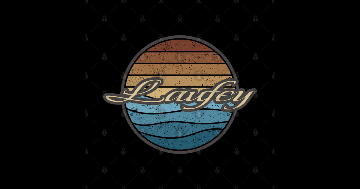 Laufey Retro Waves - Musician - Sticker | TeePublic