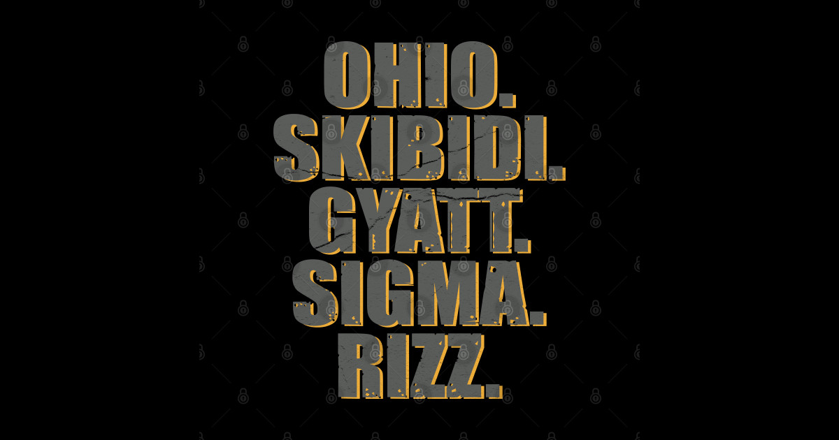 Ohio Skibidi Gyatt Sigma Rizz Sarcastic - Sarcastic - Sticker | TeePublic