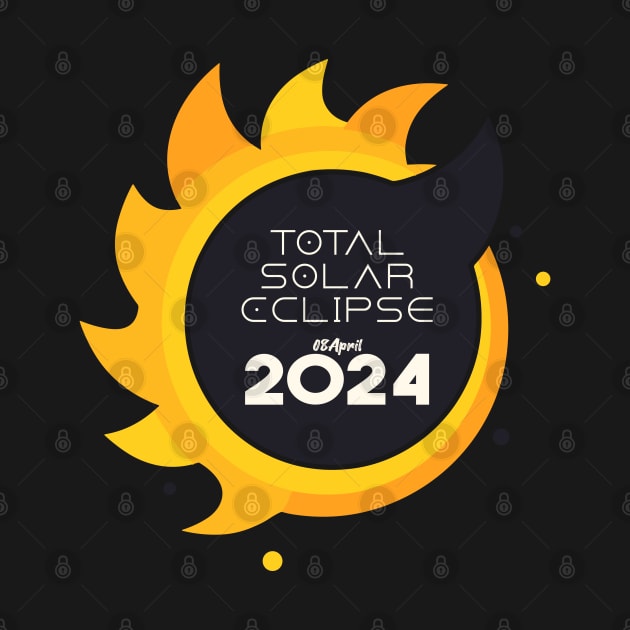 Solar Eclipse Logo, Total Solar Eclipse Sun Art - Solar Eclipse 2024 ...