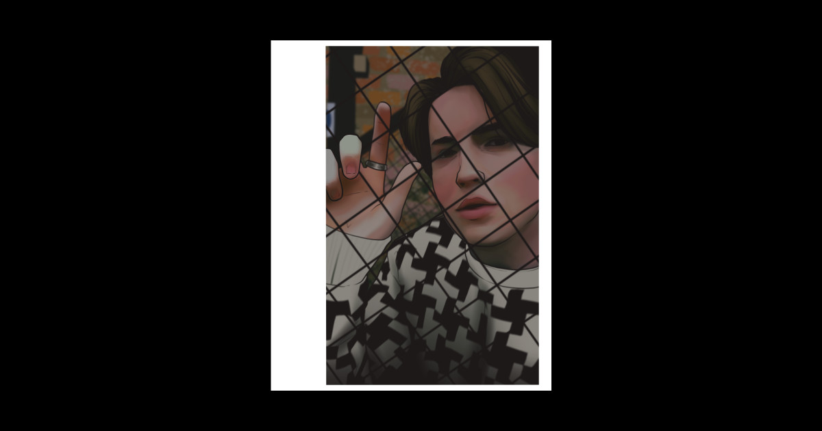 Kit Connor drawing - Kit Connor - Sticker | TeePublic