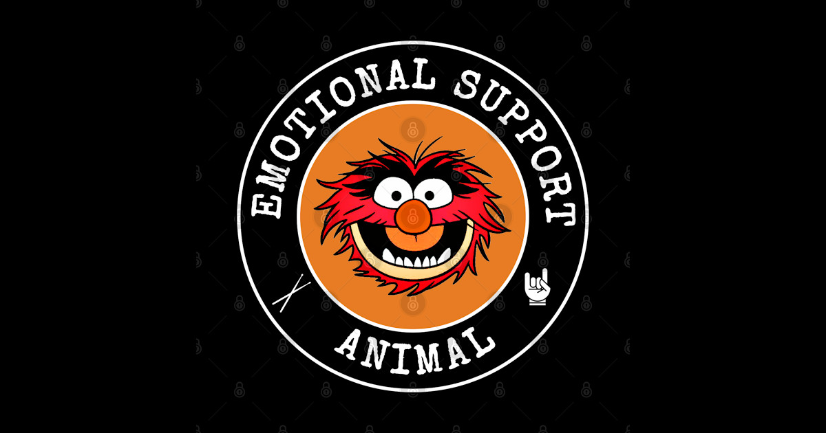 Emotional Support Animal - Emotional Support Animal - Sticker | TeePublic