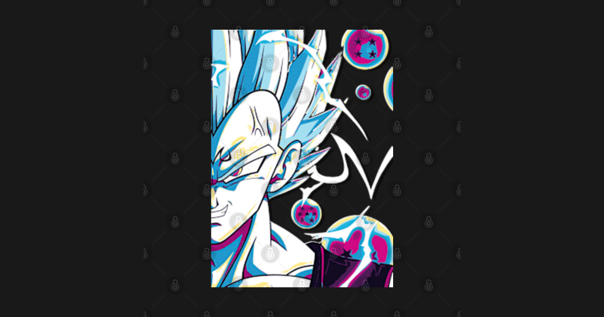 Majin Vegeta Retro 80s - Majin Vegeta - T-Shirt | TeePublic