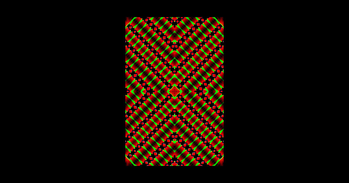 Eccentric Pattern - Pattern - Sticker | TeePublic