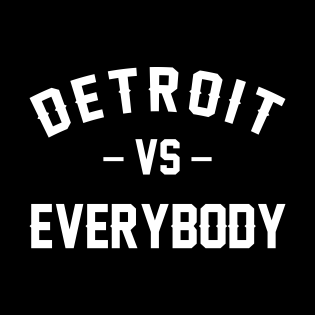 Detroit vs Everybody - Detroit - Mask | TeePublic