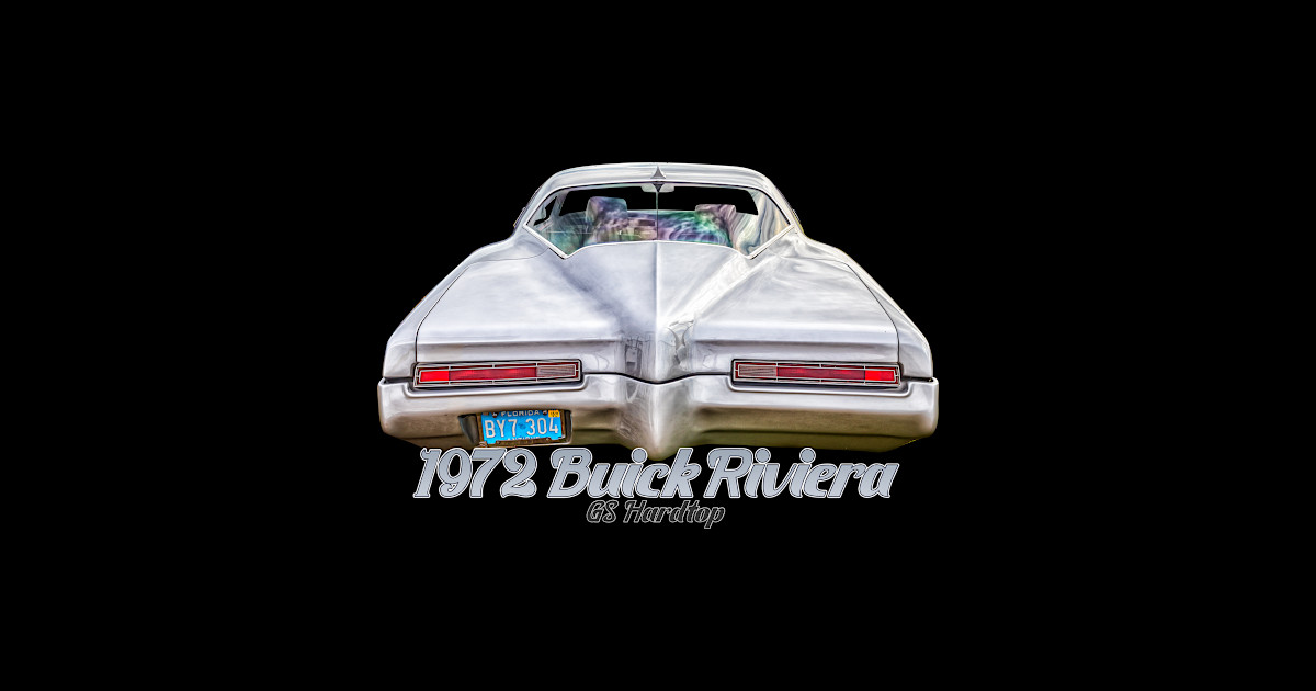 1972 Buick Riviera GS Hardtop - 1972 Buick Riviera Gs Hardtop - Sticker ...