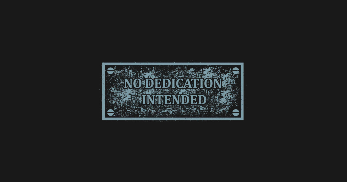 No Dedication Intended - New London Bronze Plaques - T-Shirt | TeePublic