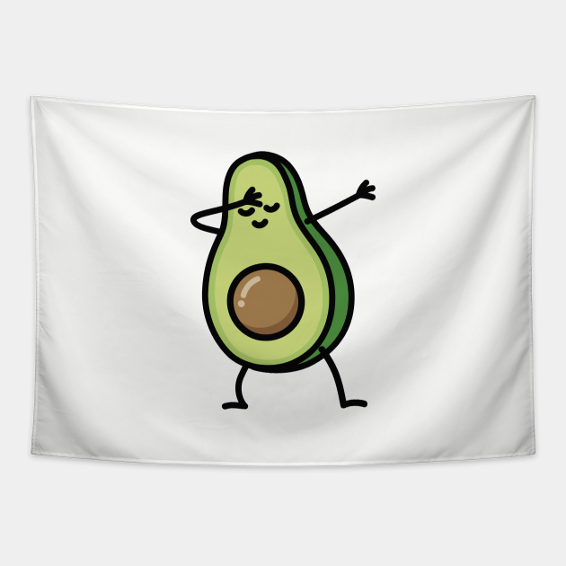Avocado dab dabbing - Guacamole - Tapestry | TeePublic