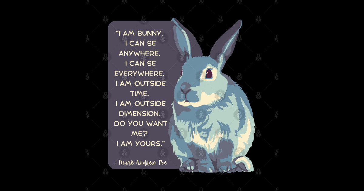 I Am Bunny. - Bunny Quote - Sticker | TeePublic