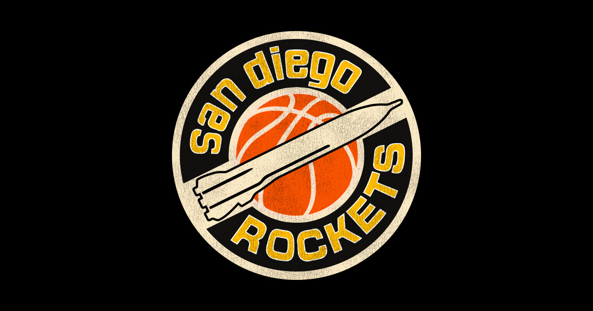 Defunct San Diego Rockets Basketball Team - Basketball - Sticker ...