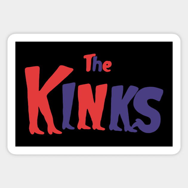 The red and purple kinks - Band - Sticker | TeePublic